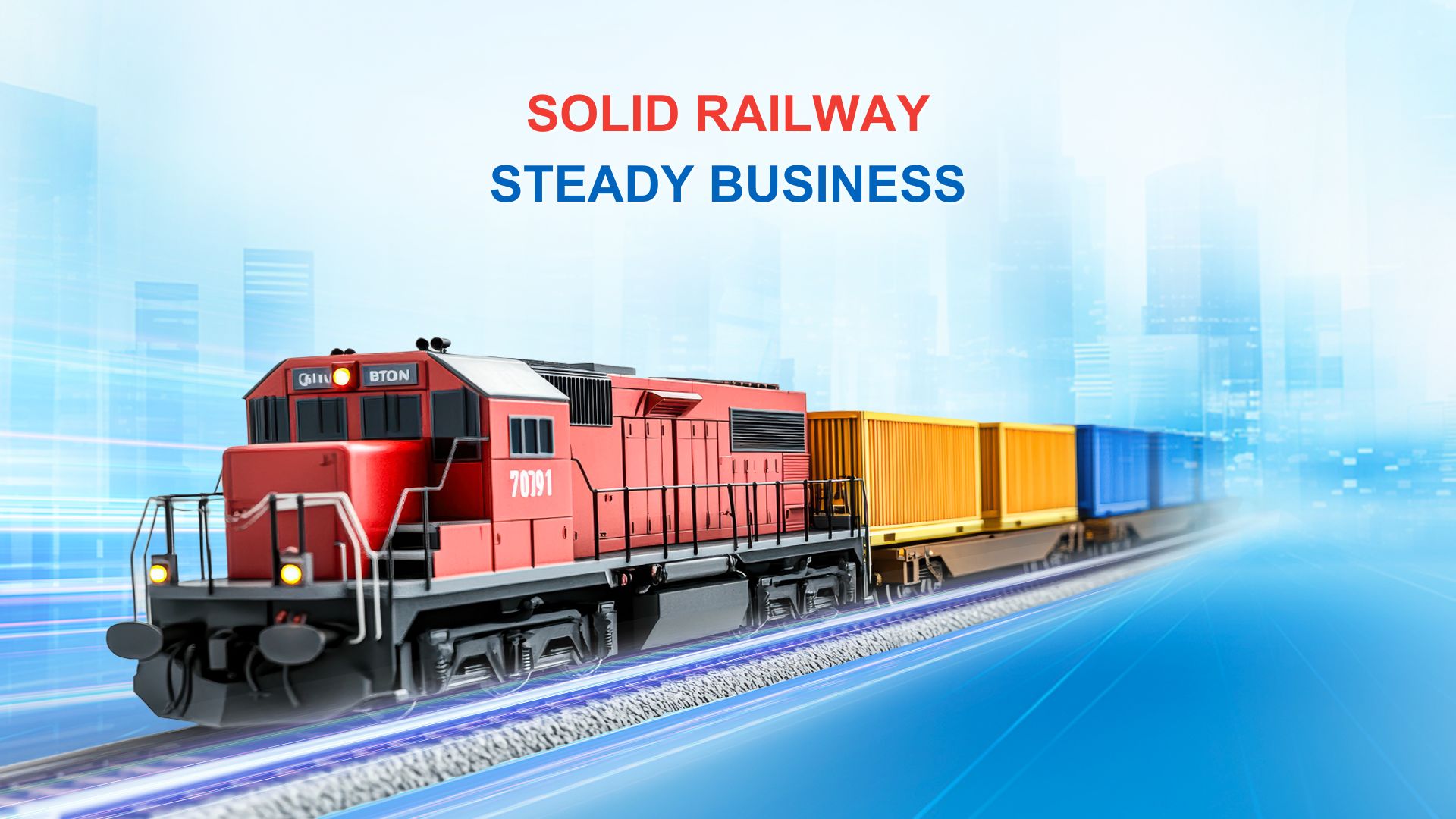 Inland trail transport enhances Logistics efficiency